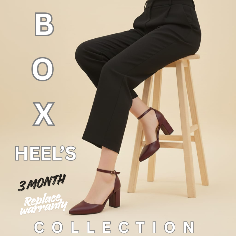 Premium High & Medium Box Heels – Lofz